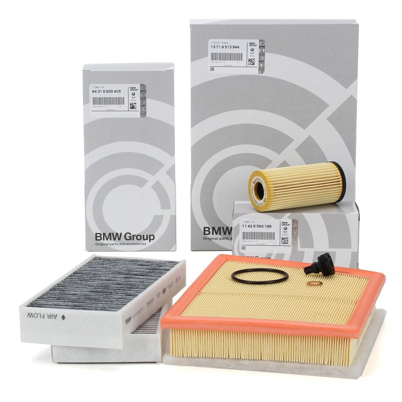 ORIGINAL BMW SATZ ÖLFILTEREINSATZ | 11428593186 | BMW