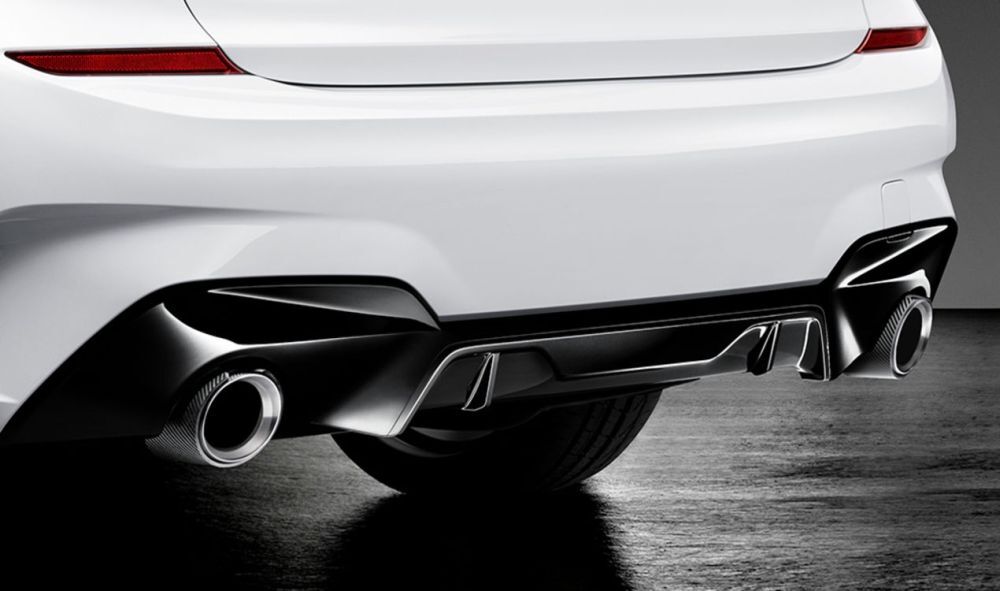 M Performance 2er 3er 4er Satz Endrohrblenden Carbon | BMW