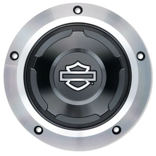 Harley Davidson Switchback Derby Deckel schwarz-chrom | Harley-Davidson