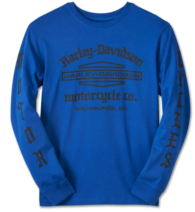 Harley Davidson Old English Stacked Bar & Shield T-Shirt Herren | Harley-Davidson