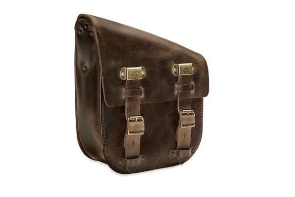 Harley-Davidson EINSEITIGE SCHWINGENTASCHE - BRAUNES ANTIKLEDER ...