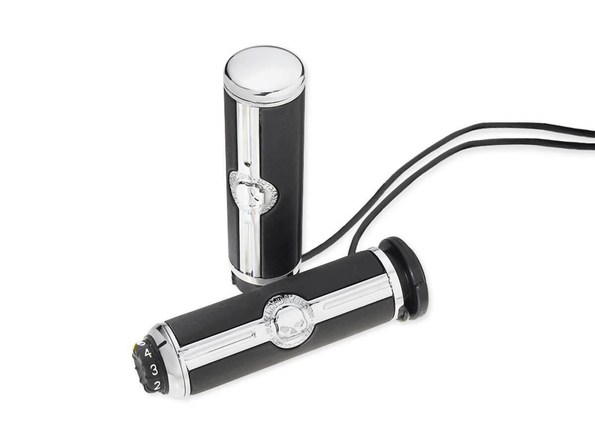 Willie G Skull Beheizte Lenkergriffe 56100259 | Harley-Davidson